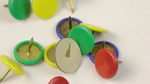 Push Pins Stock Video Footage | Royalty Free Push Pins Videos | Pond5