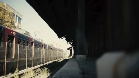 Old railway warehouse revealed by truck ... | Stock Video | Pond5