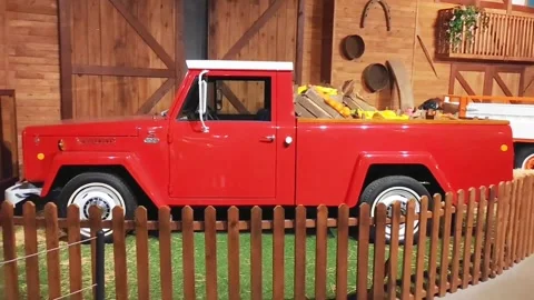 An old rare cargo truck for the transpor... | Stock Video | Pond5