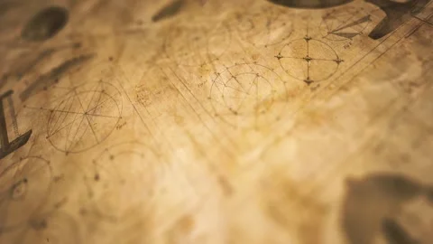 Old Retro 1800s Science Background | Stock Video | Pond5