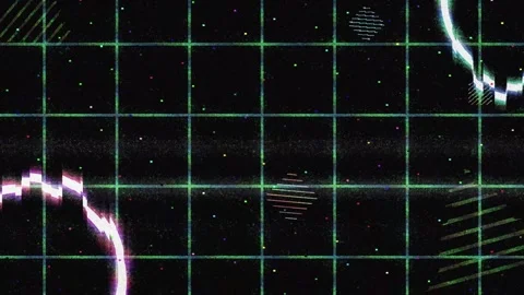 Old Retro TV 90s VHS old analog digital ... | Stock Video | Pond5