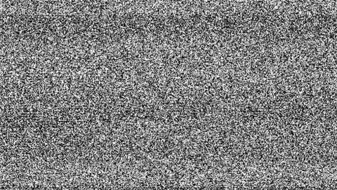 Old Retro TV - Static tv black and white... | Stock Video | Pond5