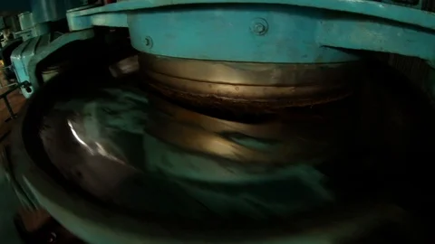 Old rolling machines for tea leaves twis... | Stock Video | Pond5