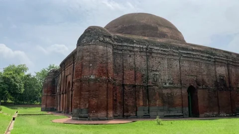 The old ruined exterior of The Lotan Mas... | Stock Video | Pond5