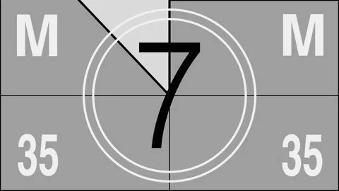 Old Film Countdown Stock Footage ~ Royalty Free Stock Videos | Pond5