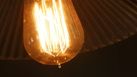 Old school lighting filaments | Stock Video | Pond5