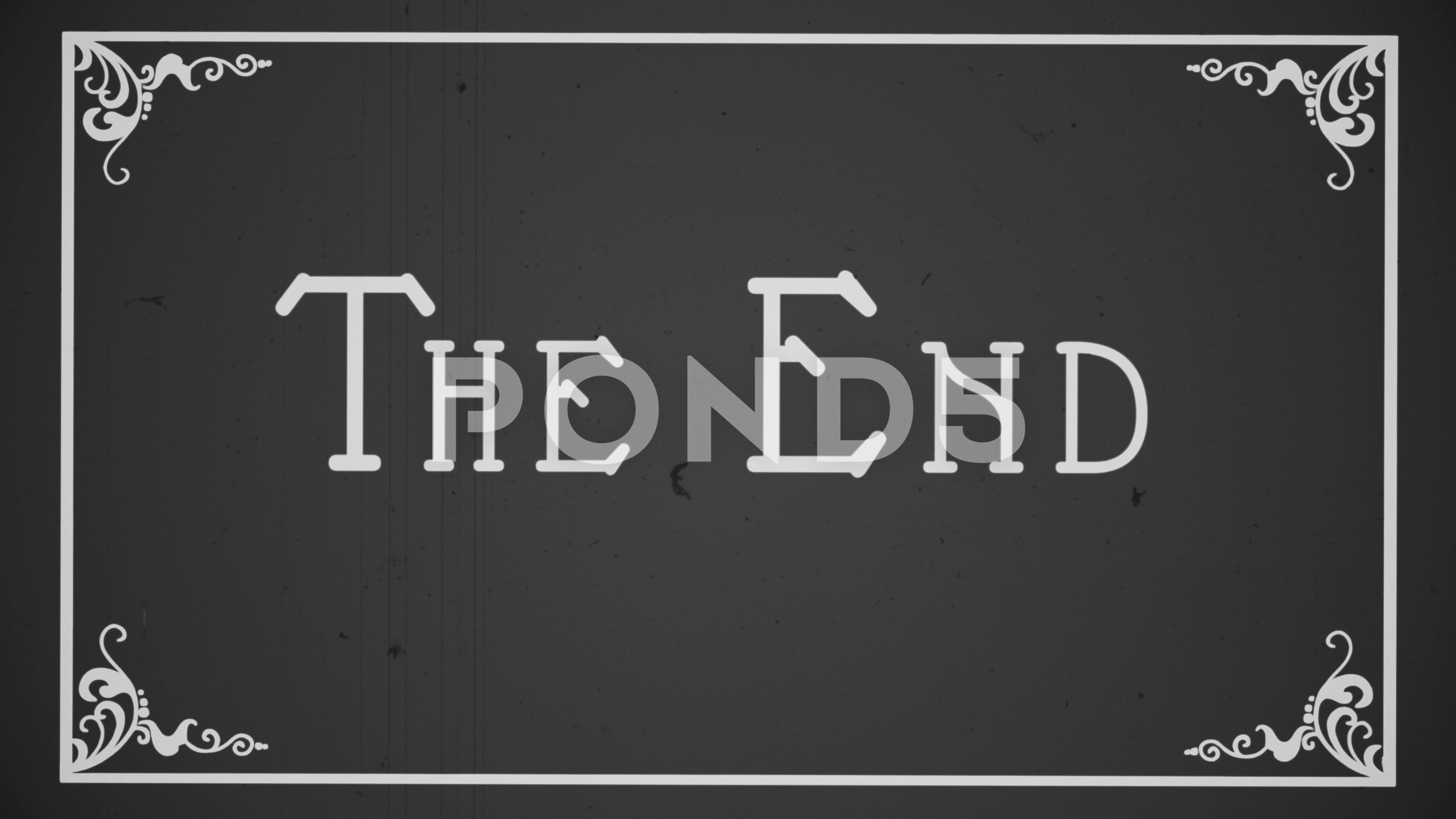 Silent Movie Text Frame