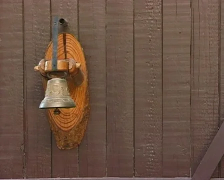 old style mechanical door bell | Stock Video | Pond5