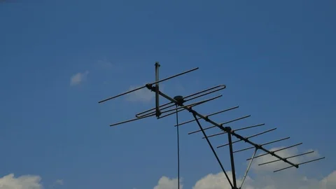 Old Tv Aerial Stock Footage ~ Royalty Free Stock Videos | Pond5