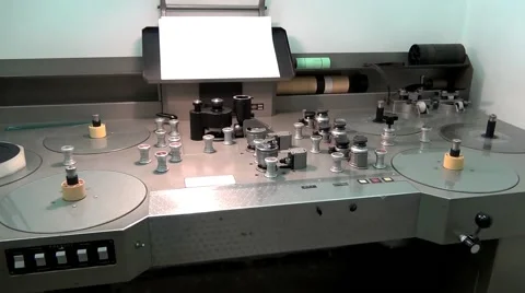 Film Editing Table Stock Footage ~ Royalty Free Stock Videos | Pond5