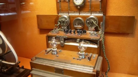 Old Telegraph Communication Electric Dev... | Stock Video | Pond5