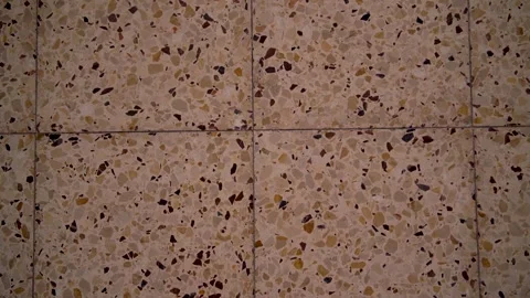 Old terrazzo tiles, floor. seamless ter... | Stock Video | Pond5