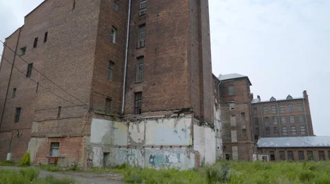 An old textile factory of Kreenholm | Stock Video | Pond5