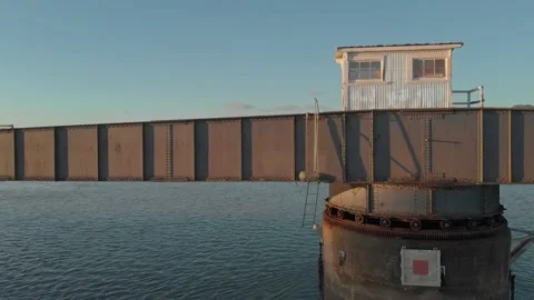 The old Thames bridge at Kopu, Coromande... | Stock Video | Pond5