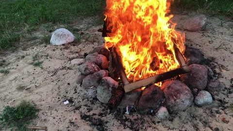 Burning By The Stake Stock Footage ~ Royalty Free Stock Videos | Pond5