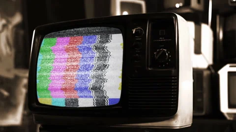 Old Tv Turning On Stock Footage ~ Royalty Free Stock Videos | Pond5