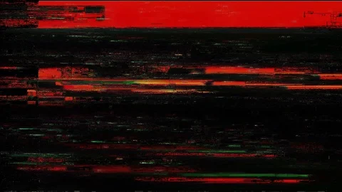 Old Tv Vhs Glitch Interference Screen Co... | Stock Video | Pond5