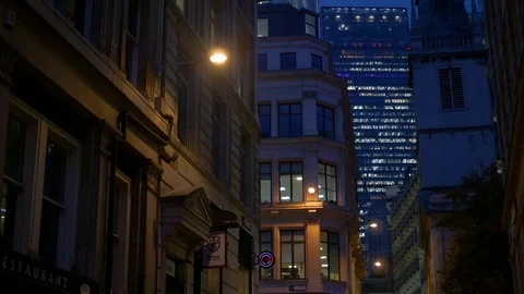 Old Building Night Stock Videos – Royalty-Free HD & 4K Videos