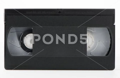 Old VHS Video tape Old VHS Video tape isolated on white background ...