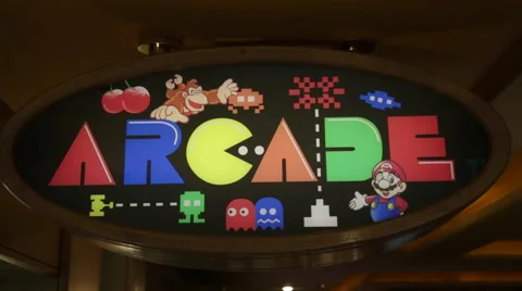 Arcade Sign Stock Video Footage | Royalty Free Arcade Sign Videos | Pond5