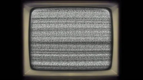 Static Old Tv Crt Stock Footage ~ Royalty Free Stock Videos | Pond5
