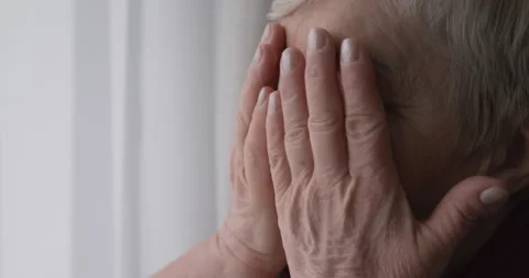 Old Woman Crying Stock Footage ~ Royalty Free Stock Videos | Pond5