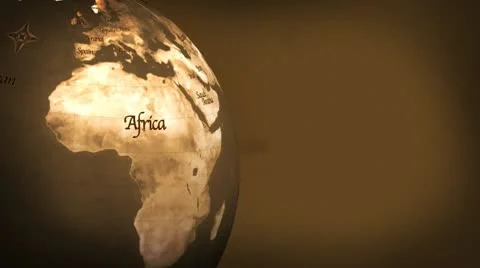 old world globe (hd loop) | Stock Video | Pond5