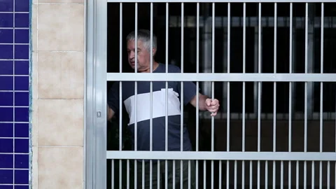 Man Opening Gate Stock Video Footage | Royalty Free Man Opening Gate ...