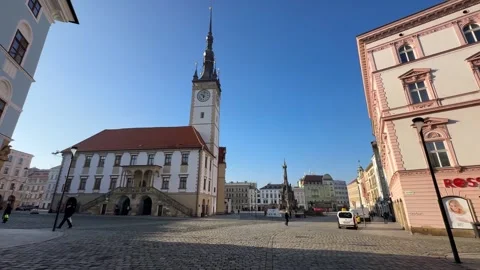 Olomouc city hall is a historical town h... | Stock Video | Pond5