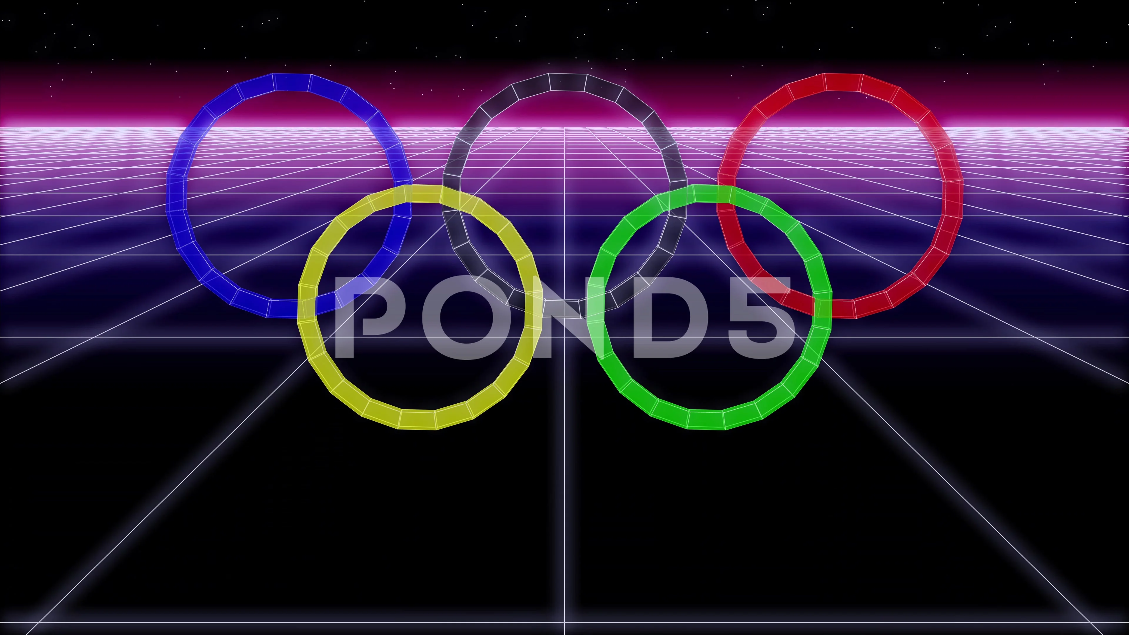 Olympic Rings 3d