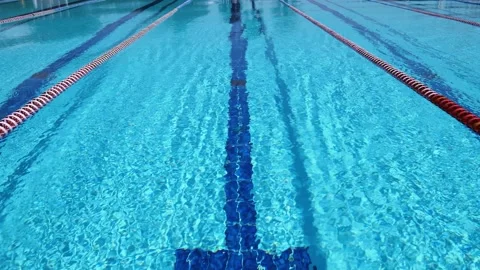 Olympic Swimming pool background on a br... | Stock Video | Pond5