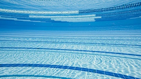 Olympic Swimming pool under water backgr... | Stock Video | Pond5