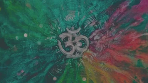 Om meditation animation background wallp... | Stock Video | Pond5