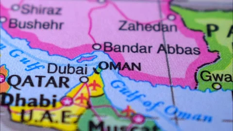 Oman Country - Geographic Area On The Po... | Stock Video | Pond5