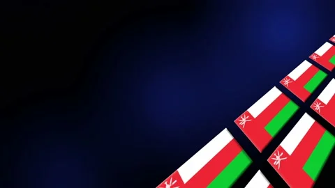 Oman Flag Animated Background 3d Animati... | Stock Video | Pond5