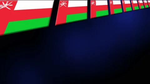 Oman Flag Animated Background 3d Animati... | Stock Video | Pond5