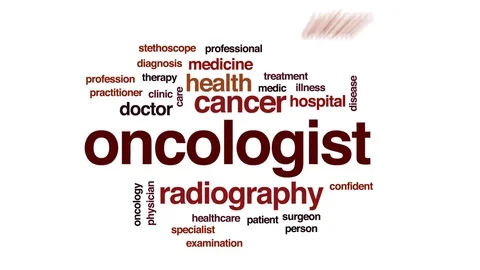 Oncologist animated word cloud, text des... | Stock Video | Pond5