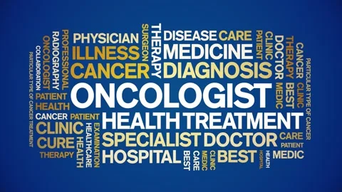 Oncologist animated word cloud,animation... | Stock Video | Pond5