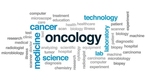Oncology animated word cloud, text desig... | Stock Video | Pond5