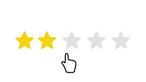 one to five Star Rating Template Animati... | Stock Video | Pond5