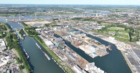 Inland Port Stock Footage ~ Royalty Free Stock Videos | Pond5