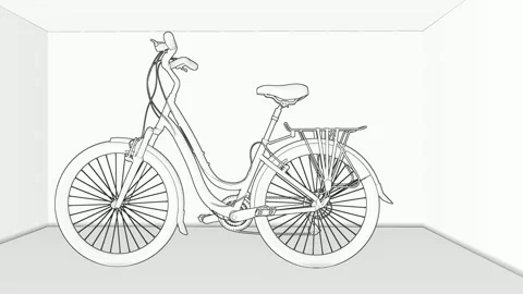 Bicycle Animation Stock Footage ~ Royalty Free Stock Videos | Pond5