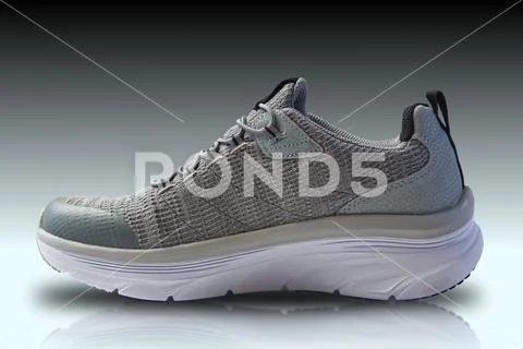 One sneaker isolated on white, Object background Stock Photo #247836245