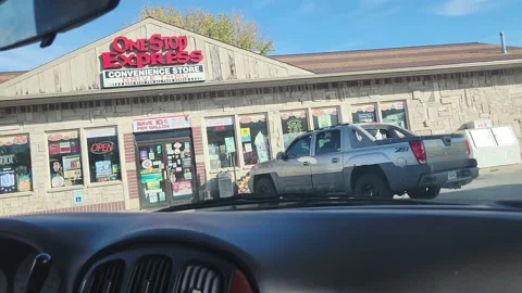 One Stop Express Convenience Store Build... | Stock Video | Pond5