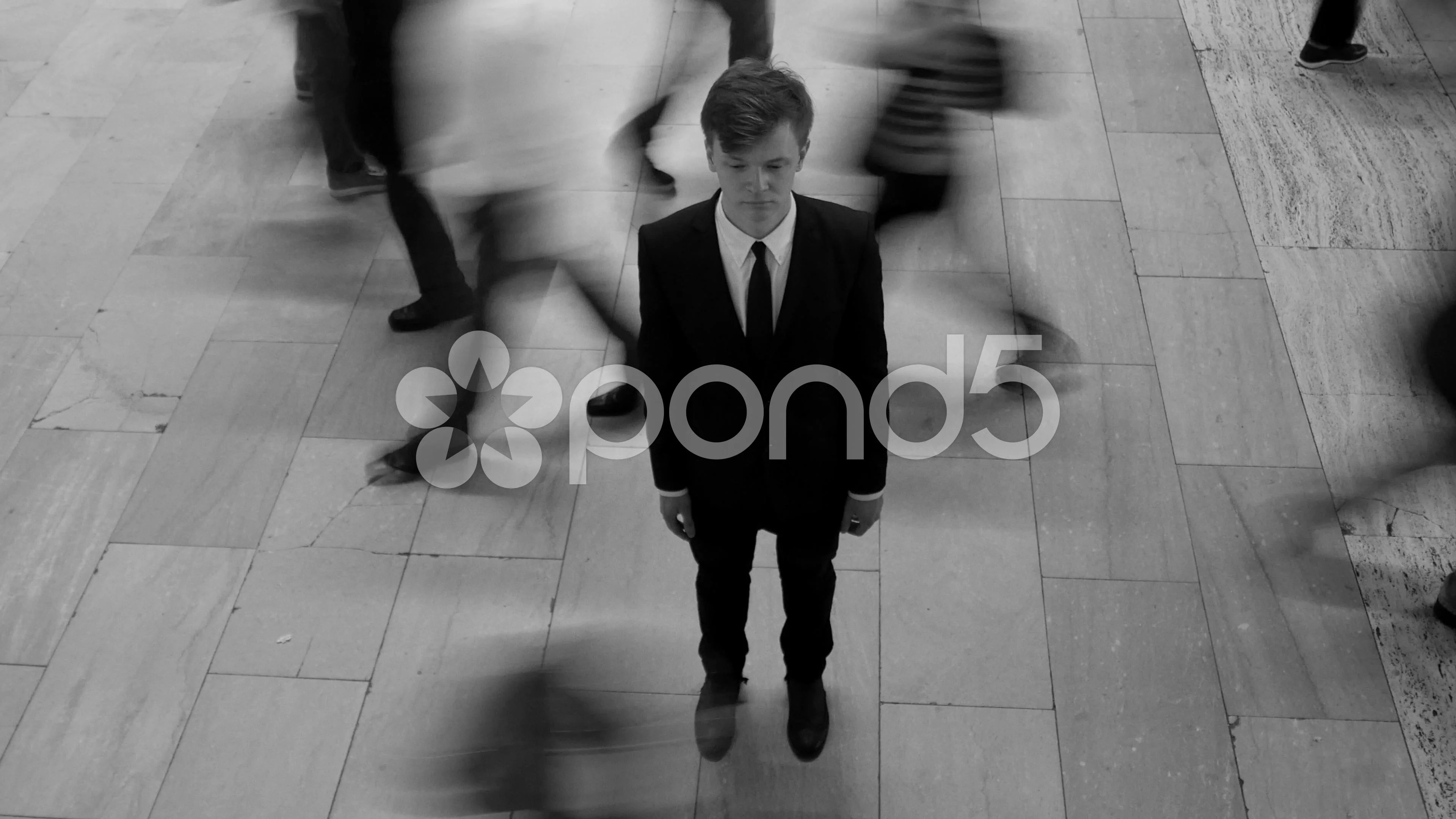 One Person Standing Alone