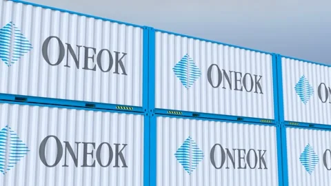 Oneok logo Icons of Global Commerce Logo... | Stock Video | Pond5