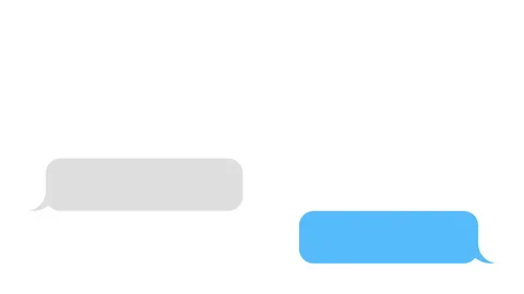 Online Chat Animation, Blank Animated Sp... | Stock Video | Pond5