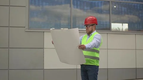 ook at the technical drawing. | Stock Video | Pond5