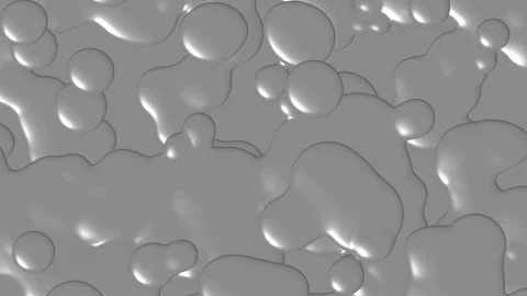 Oozing Liquid Metal Blobs Loop Backgroun... | Stock Video | Pond5