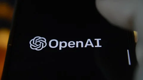open ai artificial intelligence app in a... | Stock Video | Pond5